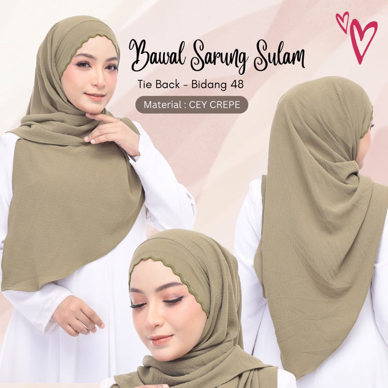 INSTANT BAWAL SULAM TIEBACK CEY IRONLESS | Shopee Malaysia