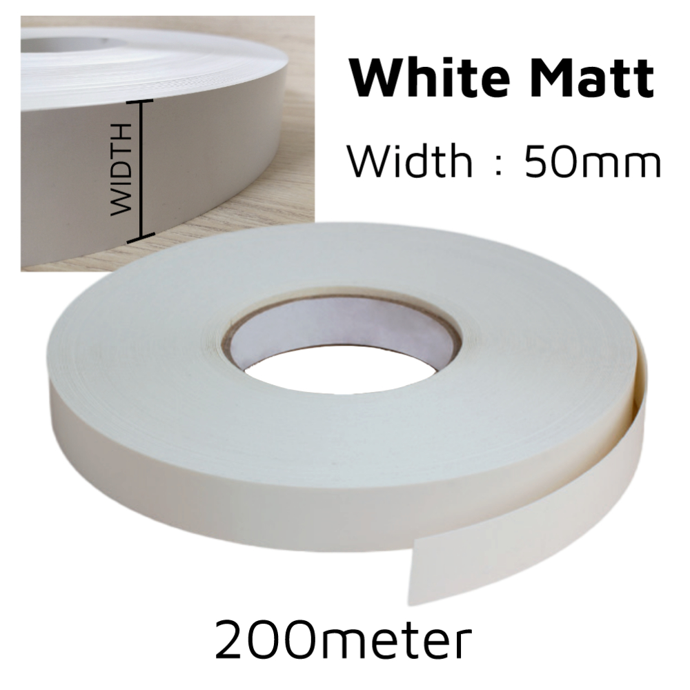 MDS PVC Edging 50mm 100meter / 200meter Banding Sisi Papan Kulit Papan ...