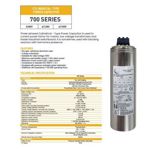 ELCO Capacitor cap bank 440v 525v power capacitor with cable | Shopee Malaysia