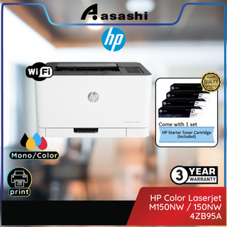 HP Color Laserjet M150NW / 150NW Printer 4ZB95A HP 119A W2091A W2092A ...