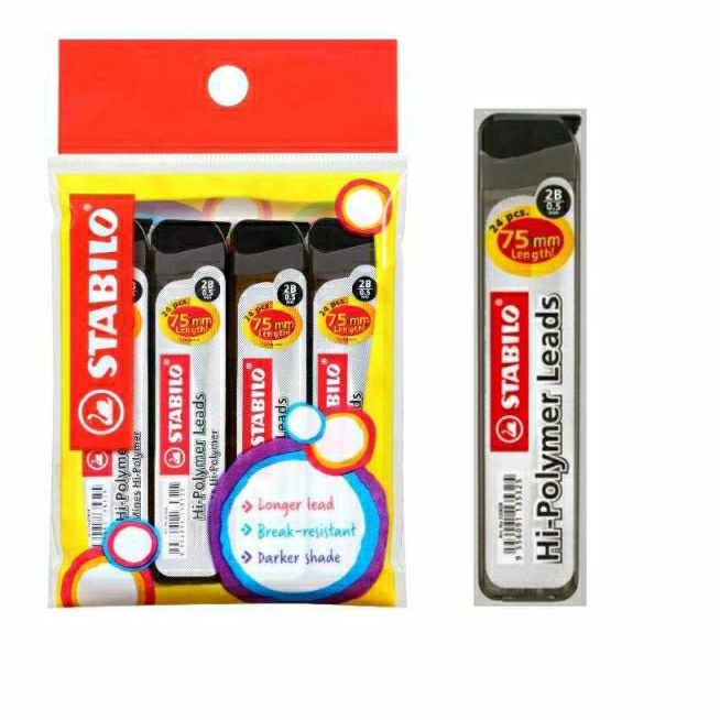 Stabilo Hi Polymer Pencil Lead Set 4's (0.5mm / 0.7mm) | Shopee Malaysia