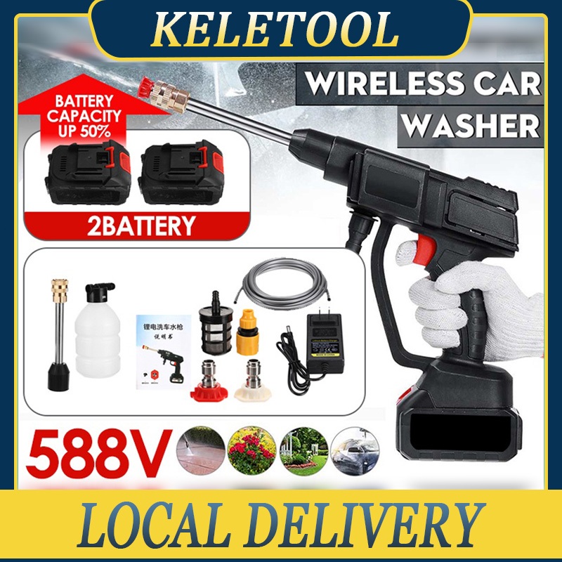 cordless water jet battery high Pressure gun washer bateri water pump ...