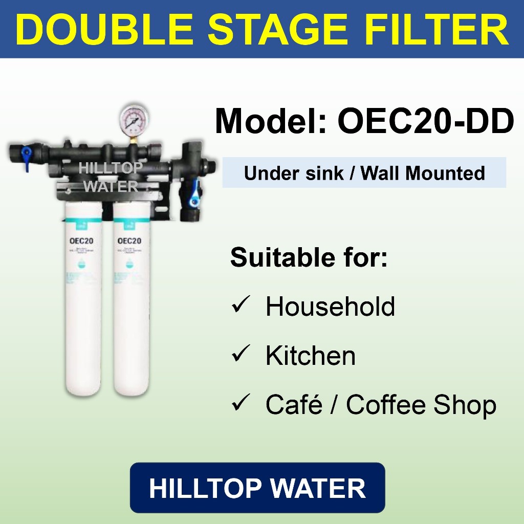 [HILLTOP WATER]DOUBE STAGE Water filter system/EVERPURE Filter ...