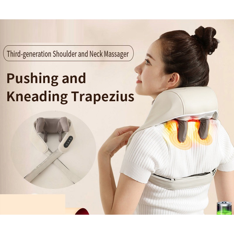 Multi Angle Neck Shoulder Massage Wireless Adjustable Body Massager ...