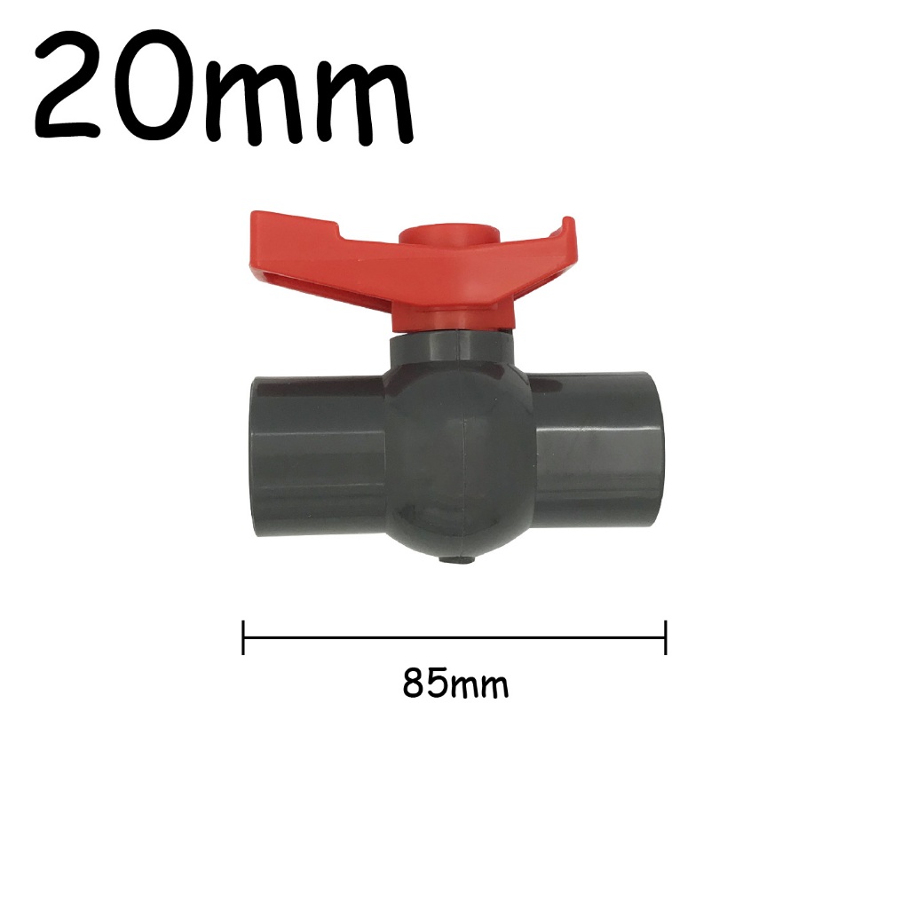 NTT DIY High Quality PVC Compact Ball Valve Socket End [ Ready Stock ...