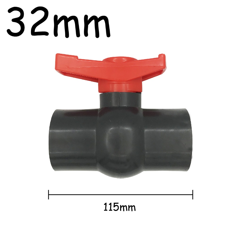 NTT DIY High Quality PVC Compact Ball Valve Socket End [ Ready Stock ...