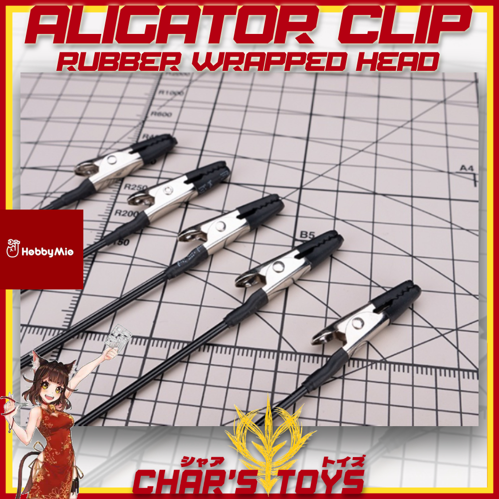 HOBBYMIO 20PCS CROCODILE CLIP ALLIGATOR CLIP RUBBER WRAPPED HEAD ...
