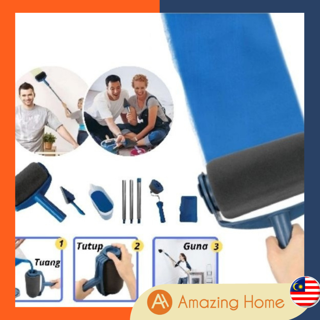 AmazingHome 6in1 Smart Paint Roller DIY Painting Brush Tool Painting ...