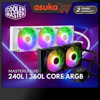 Cooler Master MasterLiquid 240L Core | 360L Core ARGB AIO CPU Cooler ...