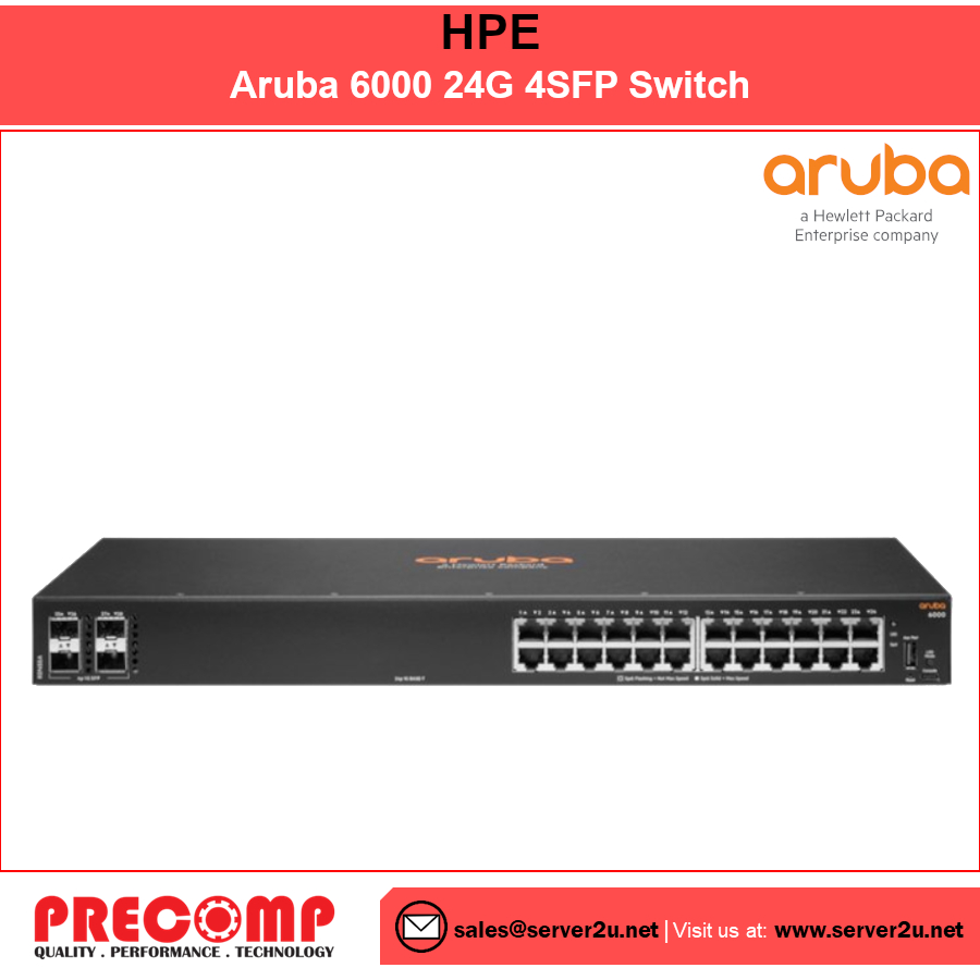 HPE Aruba 6000 24G 4SFP Switch (R8N88A) | Shopee Malaysia