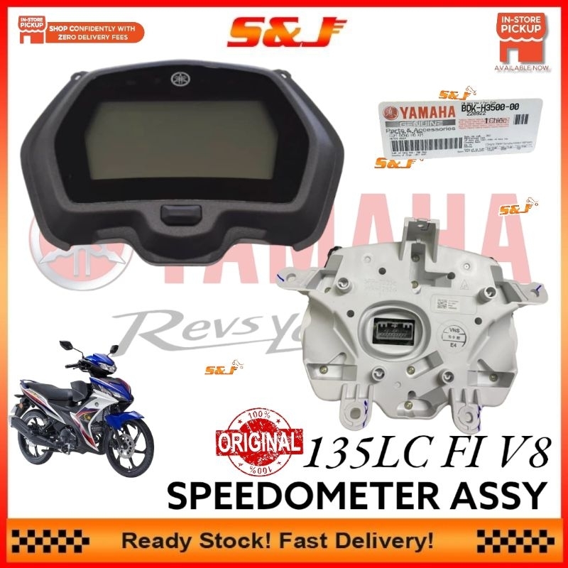 100 % ORIGINAL YAMAHA 135LC FI V8 LCV8 LC FI SPEEDOMETER ASSY METER ...