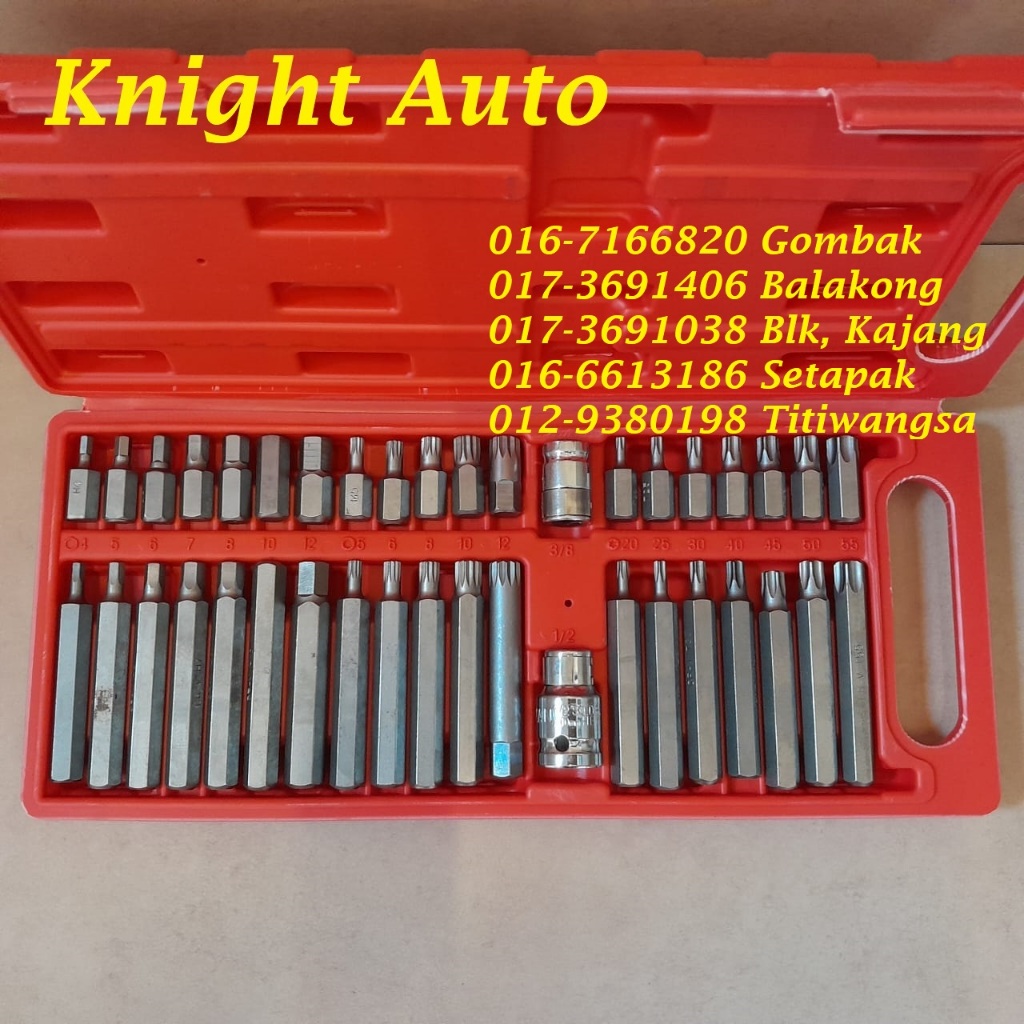 KGT Hand Tool Power Bit Set 42pcs ID34700 ID36120 | Shopee Malaysia