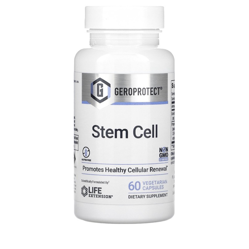 Exp: Nov 2025, Life Extension, Geroprotect, Stem Cell, 60 Vegetarian ...