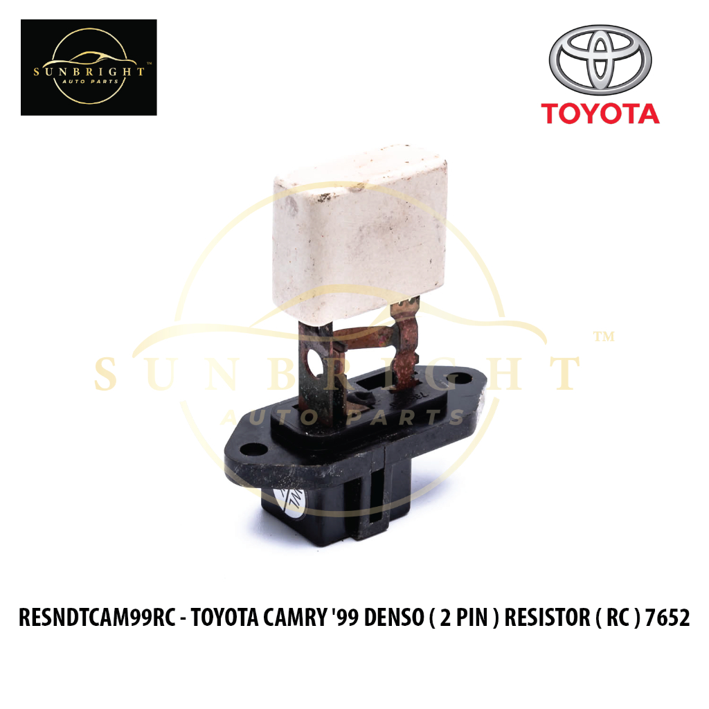 TOYOTA CAMRY '99 DENSO ( 2 PIN ) RESISTOR ( RC ) 7652 | Shopee Malaysia