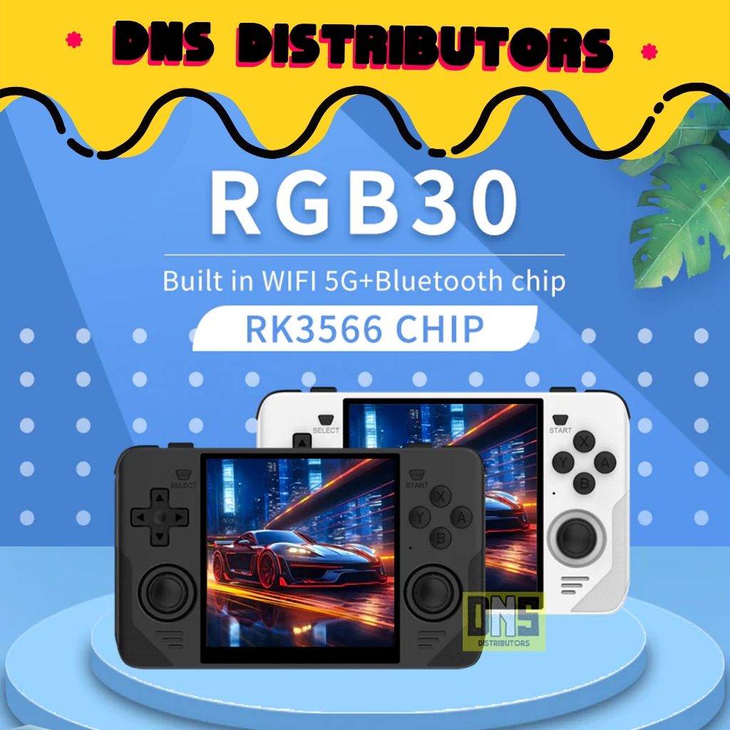[MSIA STOK] POWKIDDY RGB30 Retro Gaming Machines JELOS Handheld Game ...