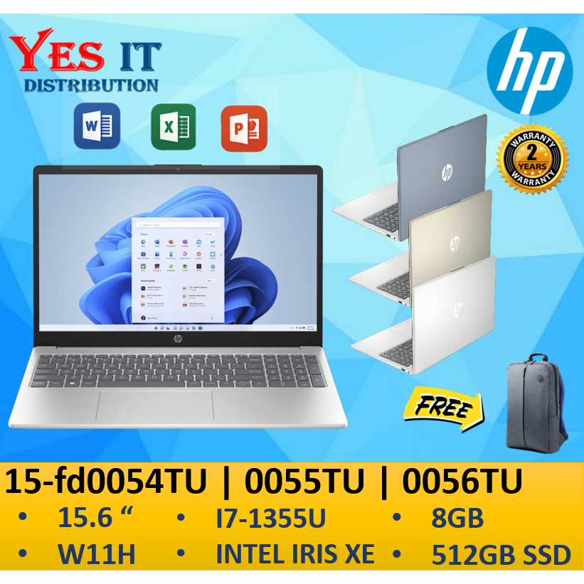 HP Laptop 15-fd0054TU Gold 15-fd0055TU Blue 15-fd0056TU Silver (Intel ...