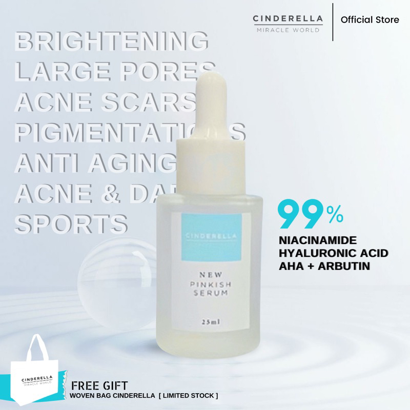 HQ🔥Free Shipping! CINDERELLA PINKISH SERUM +🎁 | Shopee Malaysia