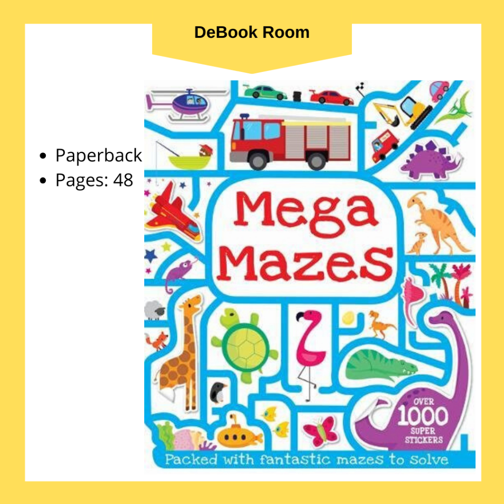 Mega Mazes : Packed with Fantastic Mazes to Solve | Shopee Malaysia