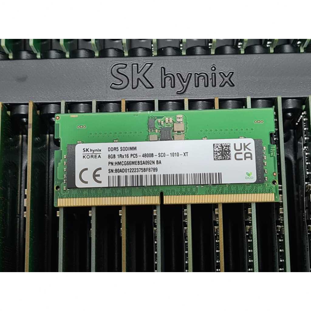 Sk Hynix Hmcg66mebsa092n Ba Ddr5 Sodimm Rams 8gb 4800mhz Laptop Memory Ddr5 8gb 1rx16 Pc5 4800b