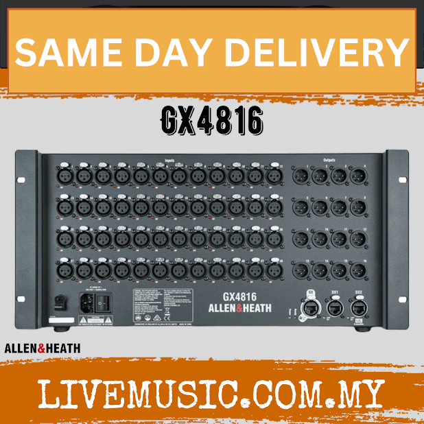 Allen And Heath Gx4816 48 Xlr Input 16 Xlr Output Audio Expander Shopee Malaysia 