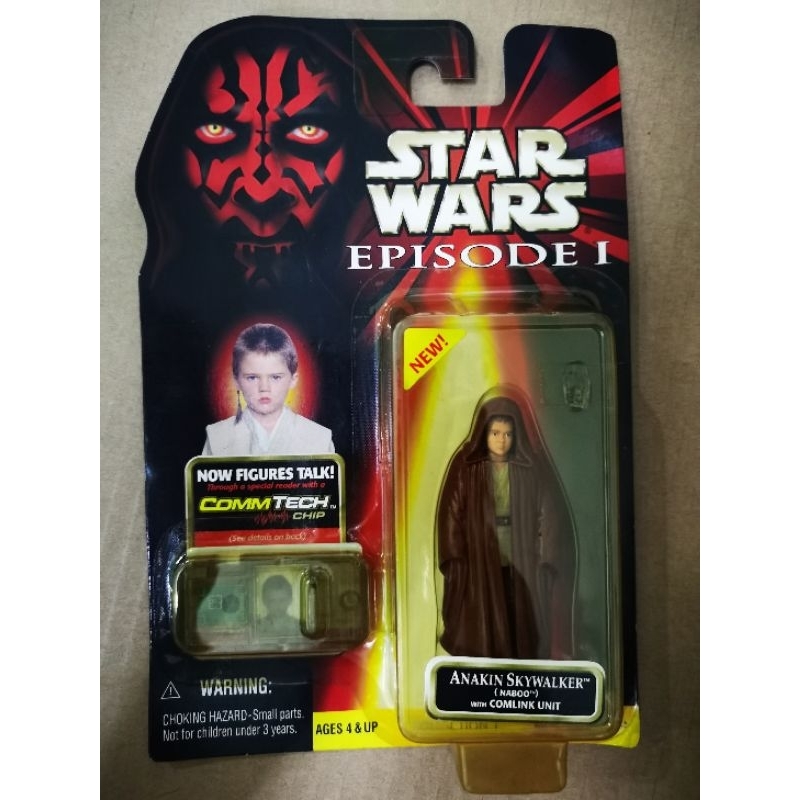 Star Wars Episode 1 Anakin Skywalker Figure With CommTech Chip | Shopee ...