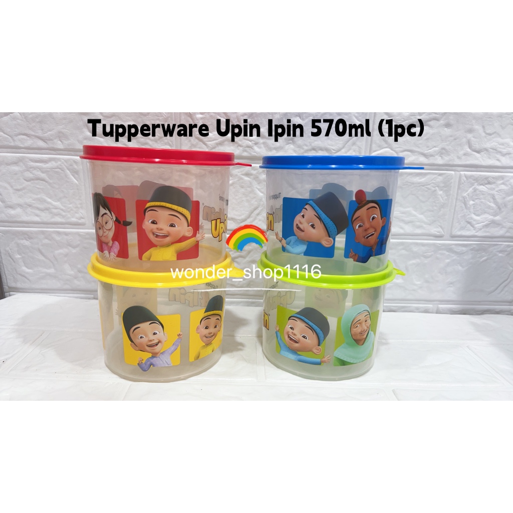 Tupperware Upin Ipin Collection Canister 570ml (1pc) | Shopee Malaysia