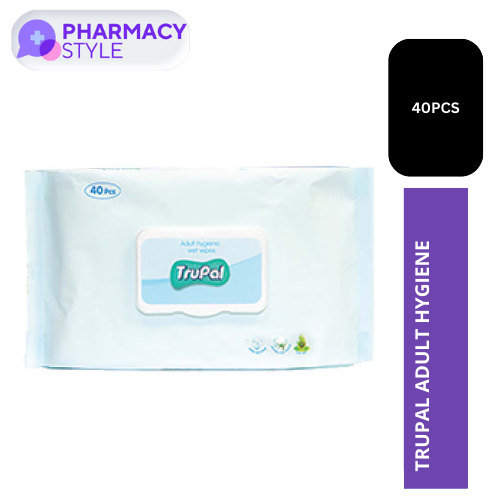 TRUPAL Adult Hygiene Wet Wipes 40S | Shopee Malaysia
