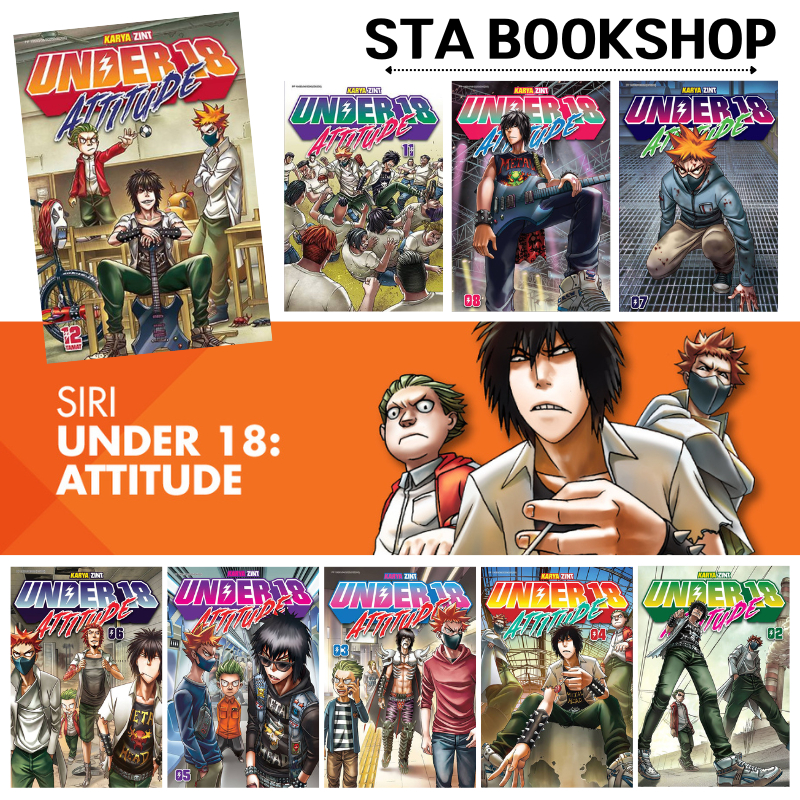 [STA] BUKU KOMIK : UNDER 18 ATTITUDE 01 - 12 [GEMPAK STARZ - KARYA ZINT ...