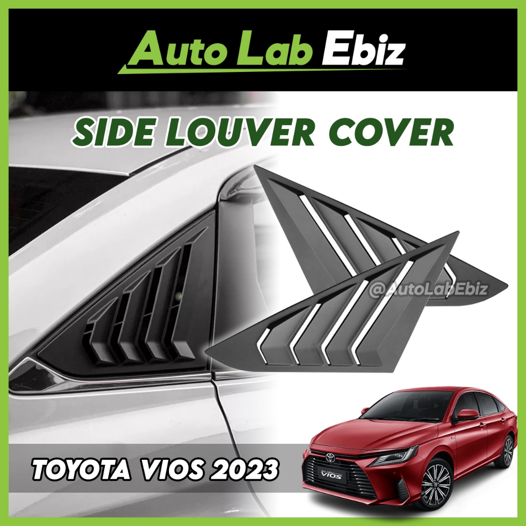 TOYOTA VIOS 4th 2023-2024 Rear Side Louver Cover Window Triangle Mirror ...