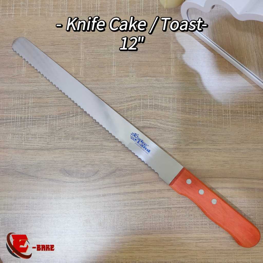 KNIFE CAKE |TOAST | PISAU KEK /ROTI |12INCH | Shopee Malaysia
