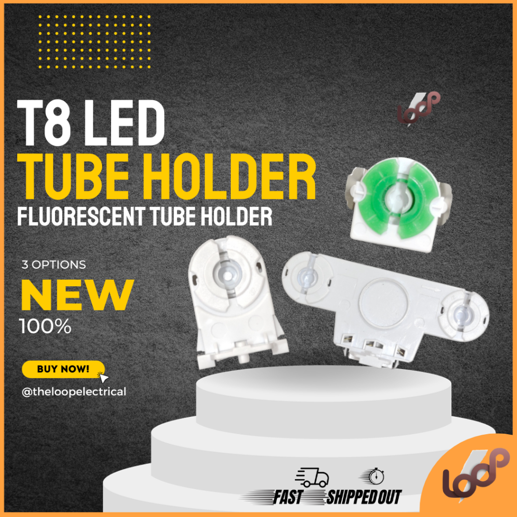 T8 FLUORESCENT TUBE HOLDER (CASING HOLDER) / T8 TUBE HOLDER / TOP ...