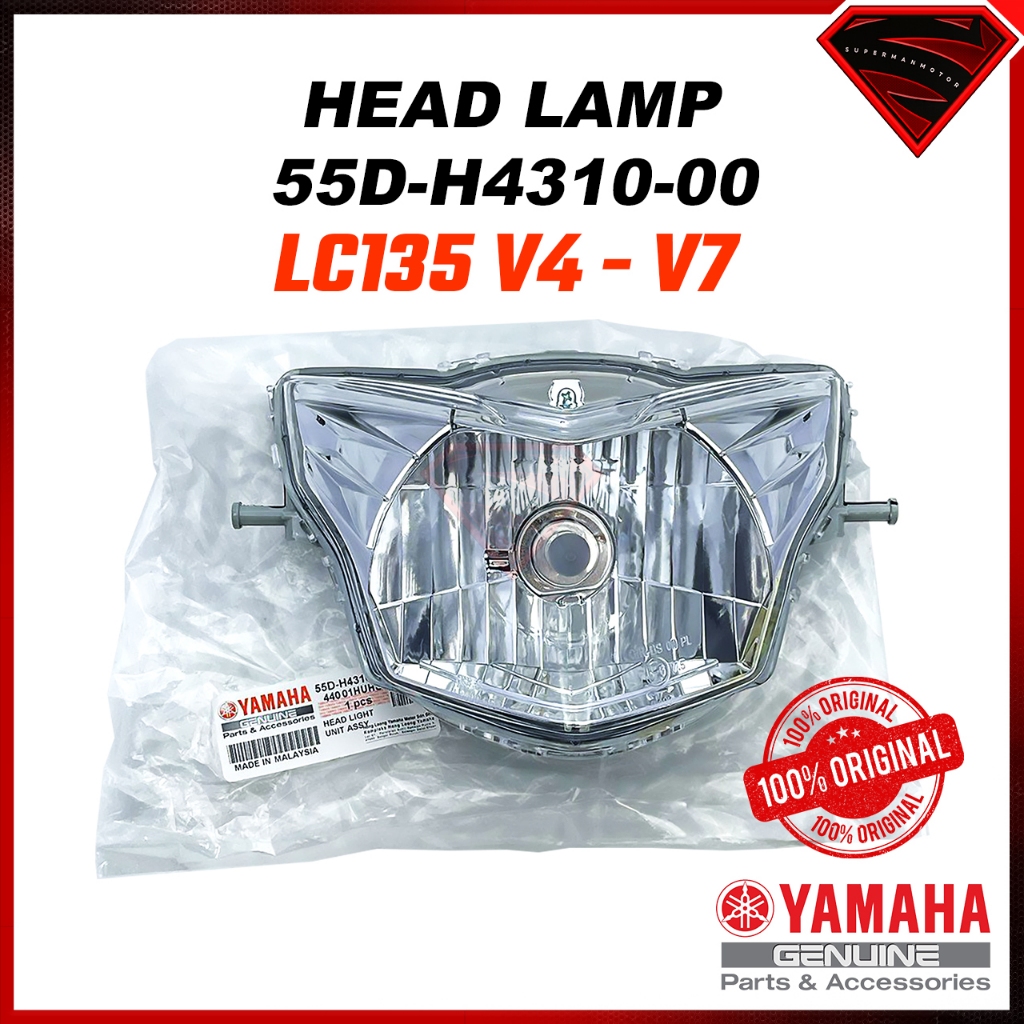 HEAD LAMP LC135 NEW LC 135 V1 -V7 TINTED / CLEAR LAMPU DEPAN 135LC NEW | Shopee Malaysia