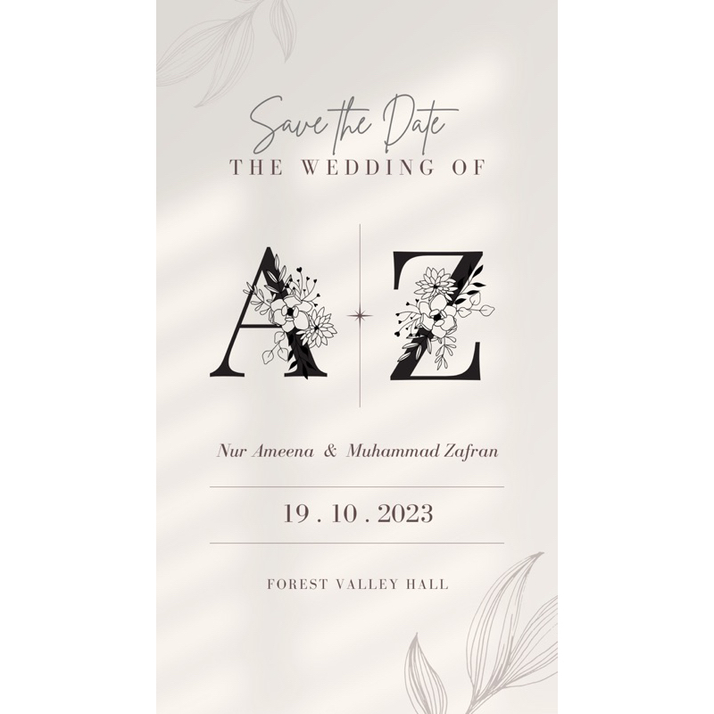 Kad Digital Murah Wedding Card Digital Kad Kahwin Digital Video Kad ...