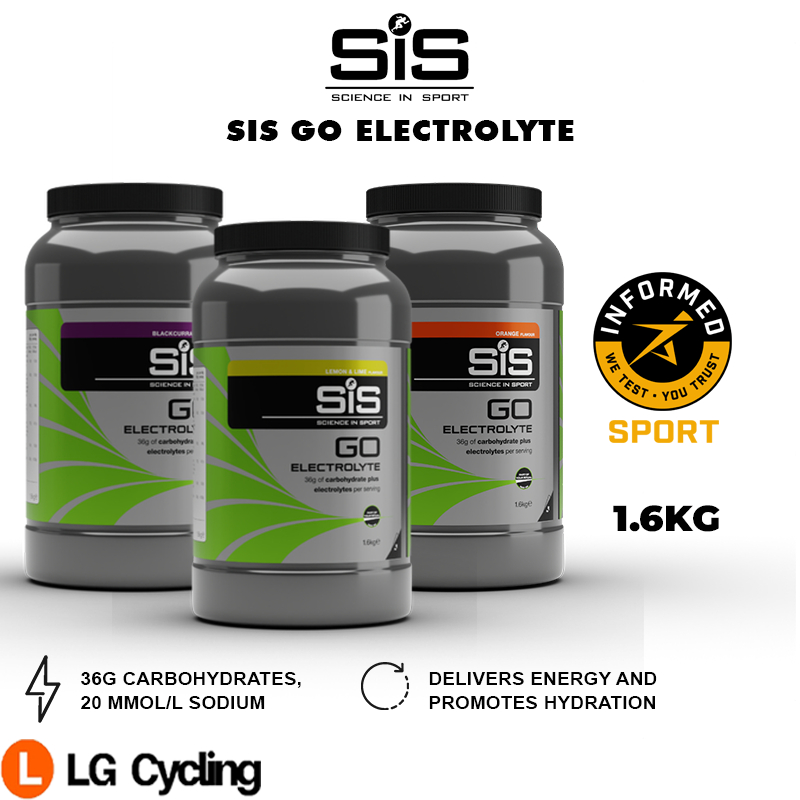 SIS Science In Sport Go Electrolyte Sports Fuel 1.6kg Electrolyte ...