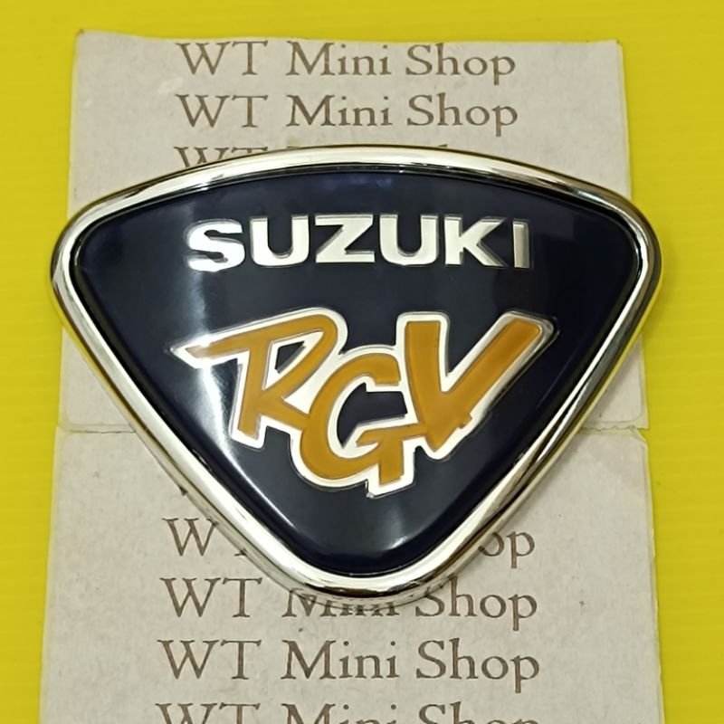 LAMBANG DADA DEPAN SUZUKI RGV RGV120 FRONT HORN COVER LOGO EMBLEM WT ...