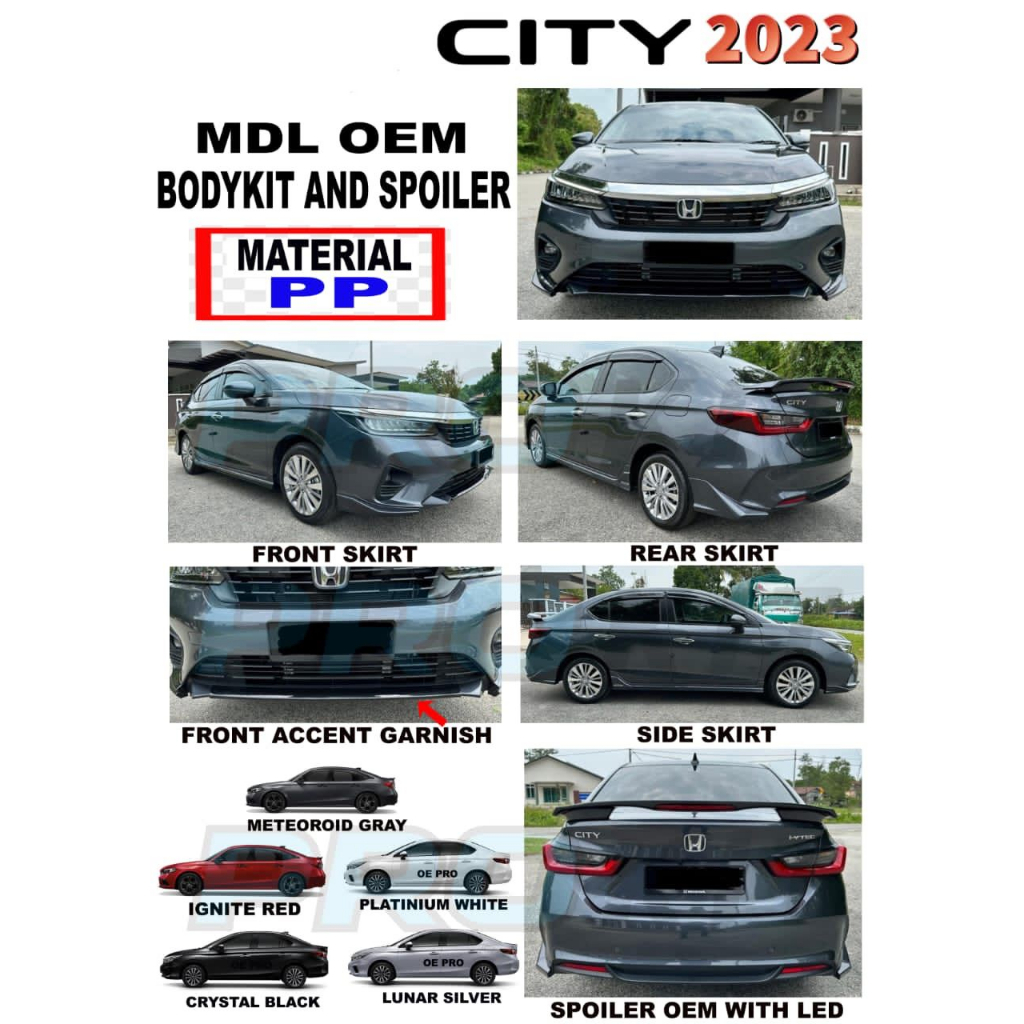 HONDA CITY 2023 MODULO OEM BODYKIT | Shopee Malaysia