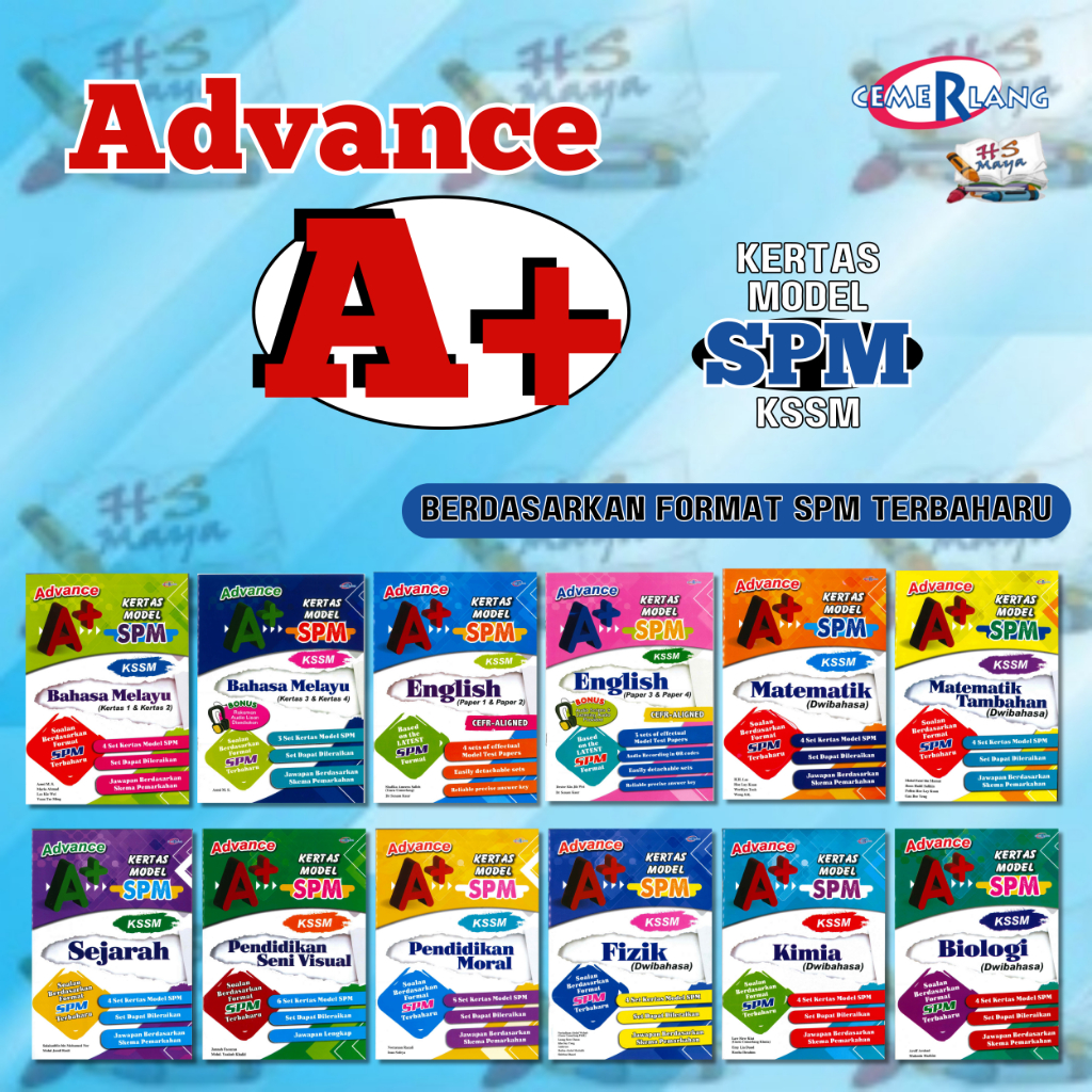 Buku Latihan Advance A Kertas Model Spm Kssm 2023 [cemerlang Pub
