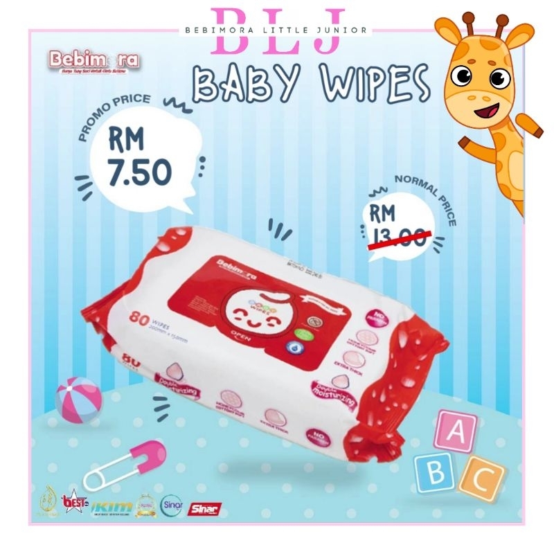 Bebimora Bebiwipes 80pcs (Wet Tissue) | Shopee Malaysia