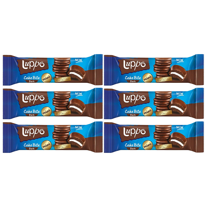 Luppo Cake Bite Mini Dark (55g) - (Pack of 6) | Shopee Malaysia