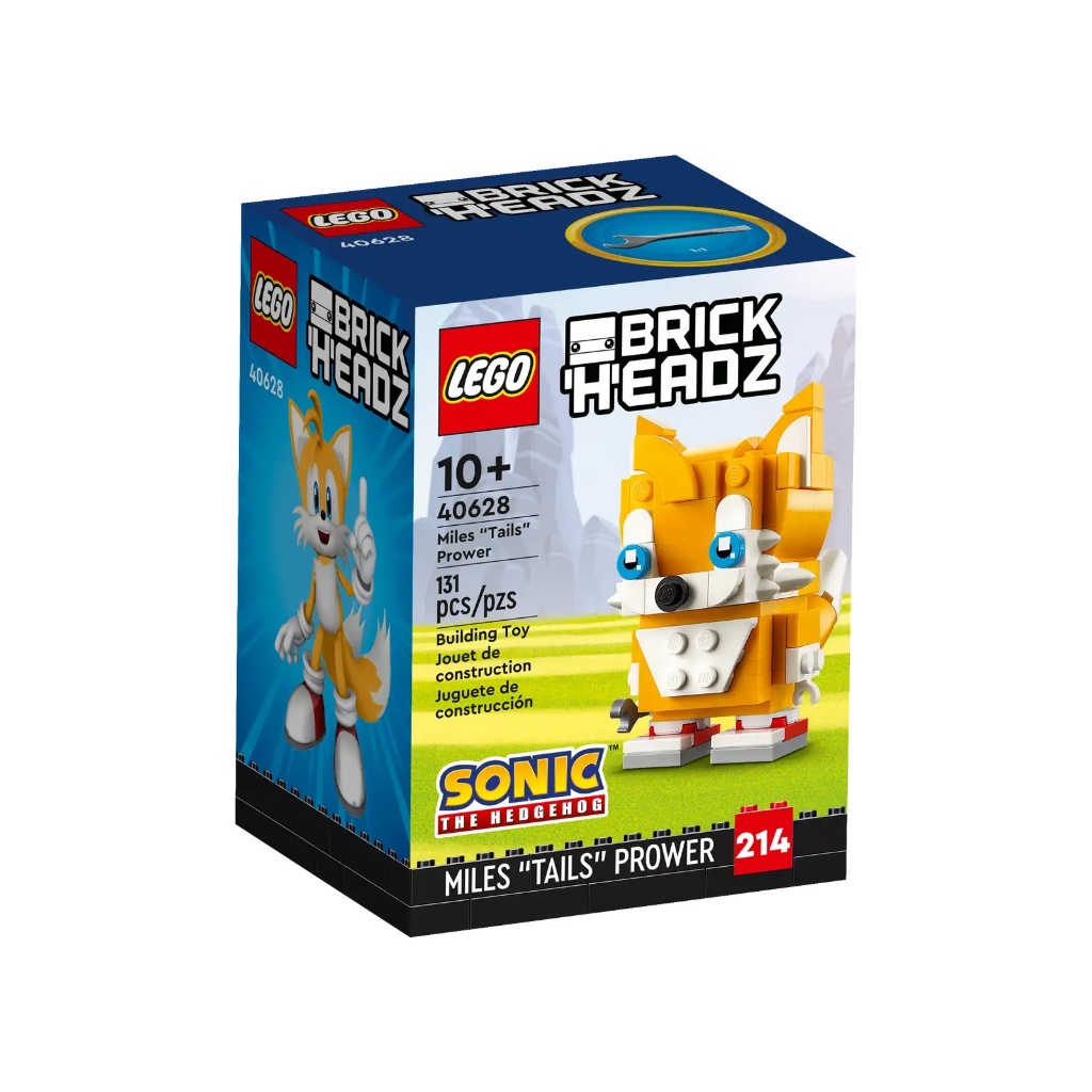 [BrickMonster] Lego 40628 Miles "Tails" Prower Brickheadz | Shopee Malaysia