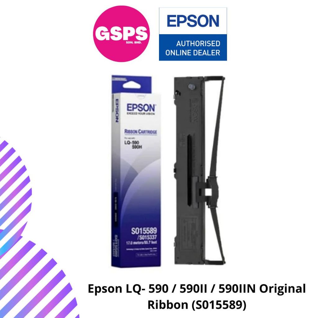 Epson LQ-590 / 590II / 590IIN Original Ribbon (S015589) | Shopee Malaysia