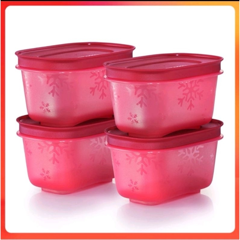 New tupperware chill freeze 170ml set of 4 | Shopee Malaysia