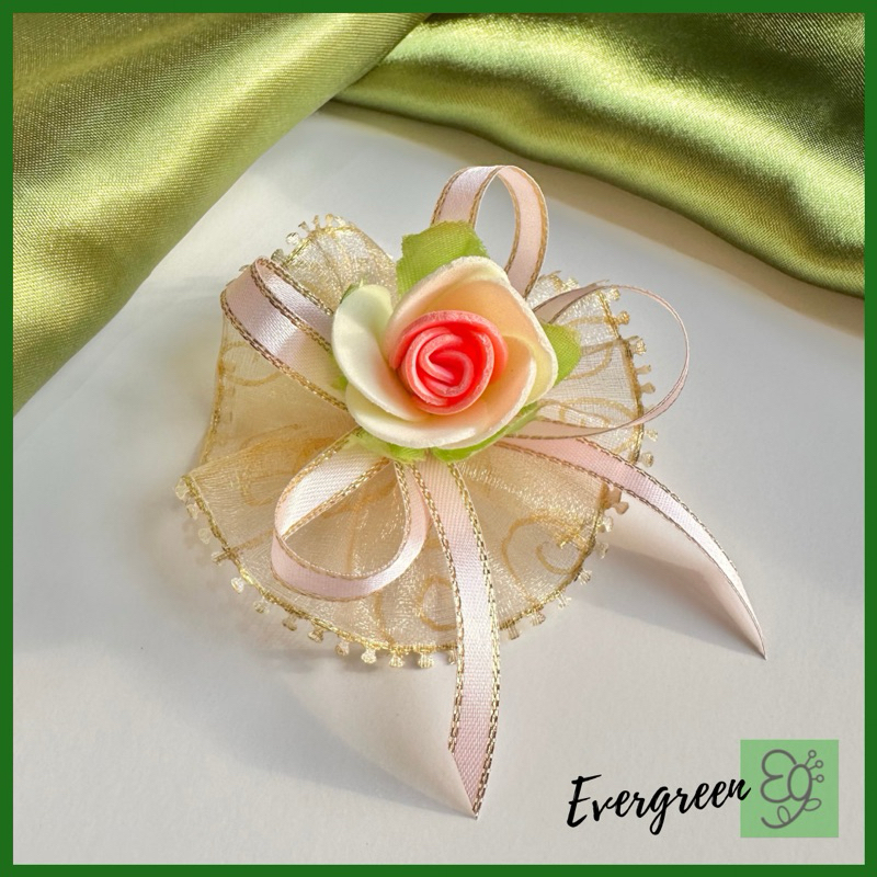 Bunga Rewang Siap Pin/ Wedding Corsage / Bunga Rosek / Bunga Dada ...