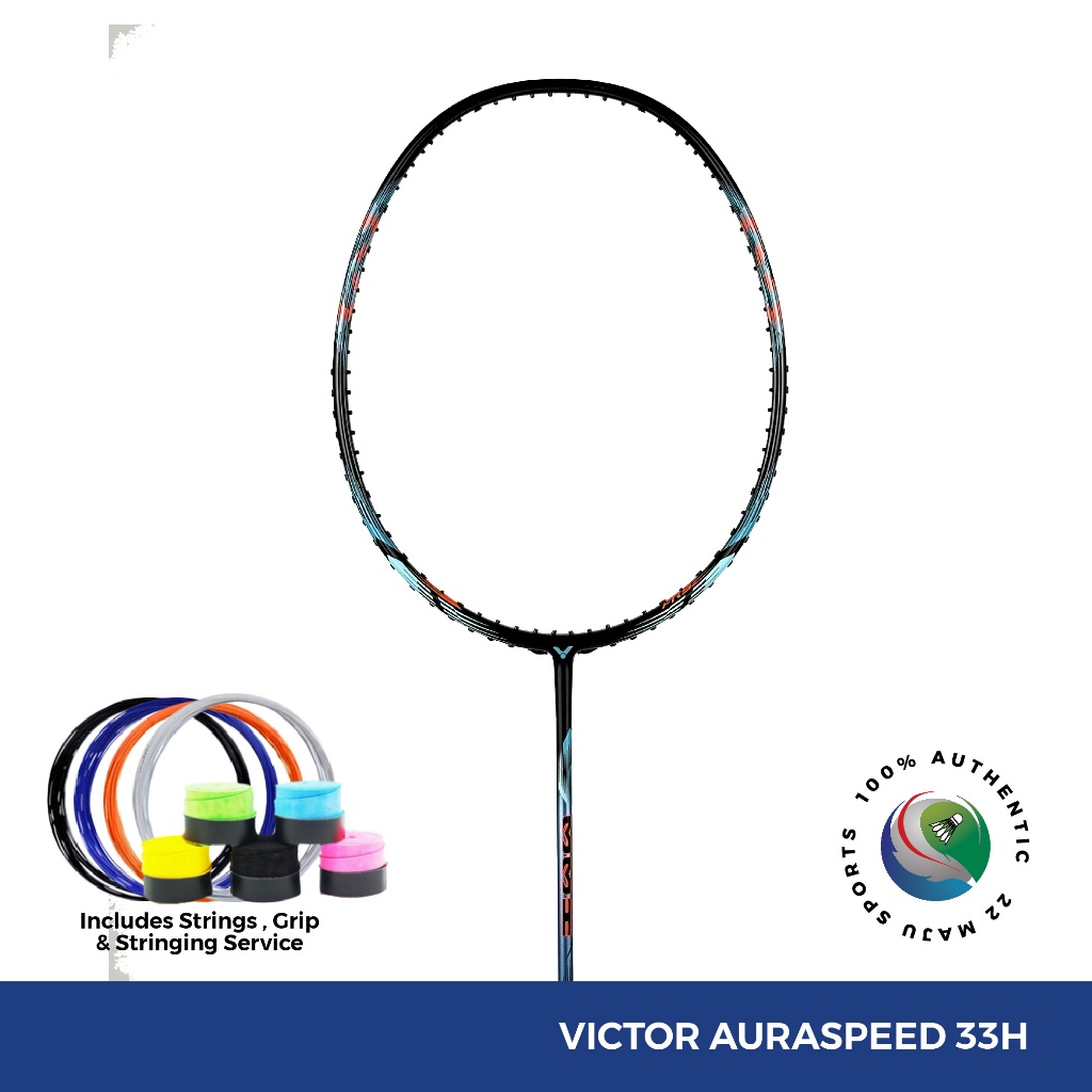 VICTOR Auraspeed 33H Badminton Racket ARS-33H 4U | Shopee Malaysia
