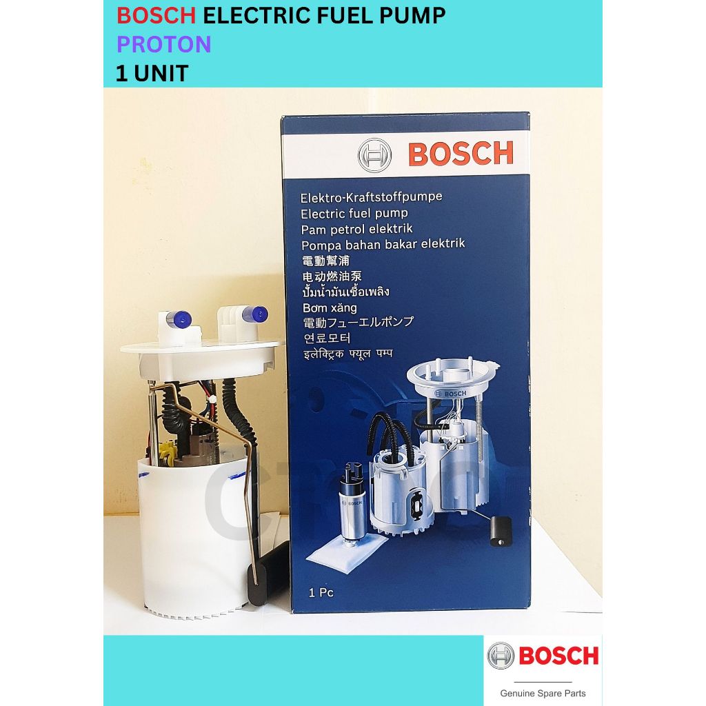 F01R00S141 >>> 100% GENUINE BOSCH Fuel Pump Unit Proton Saga BLM / FL ...