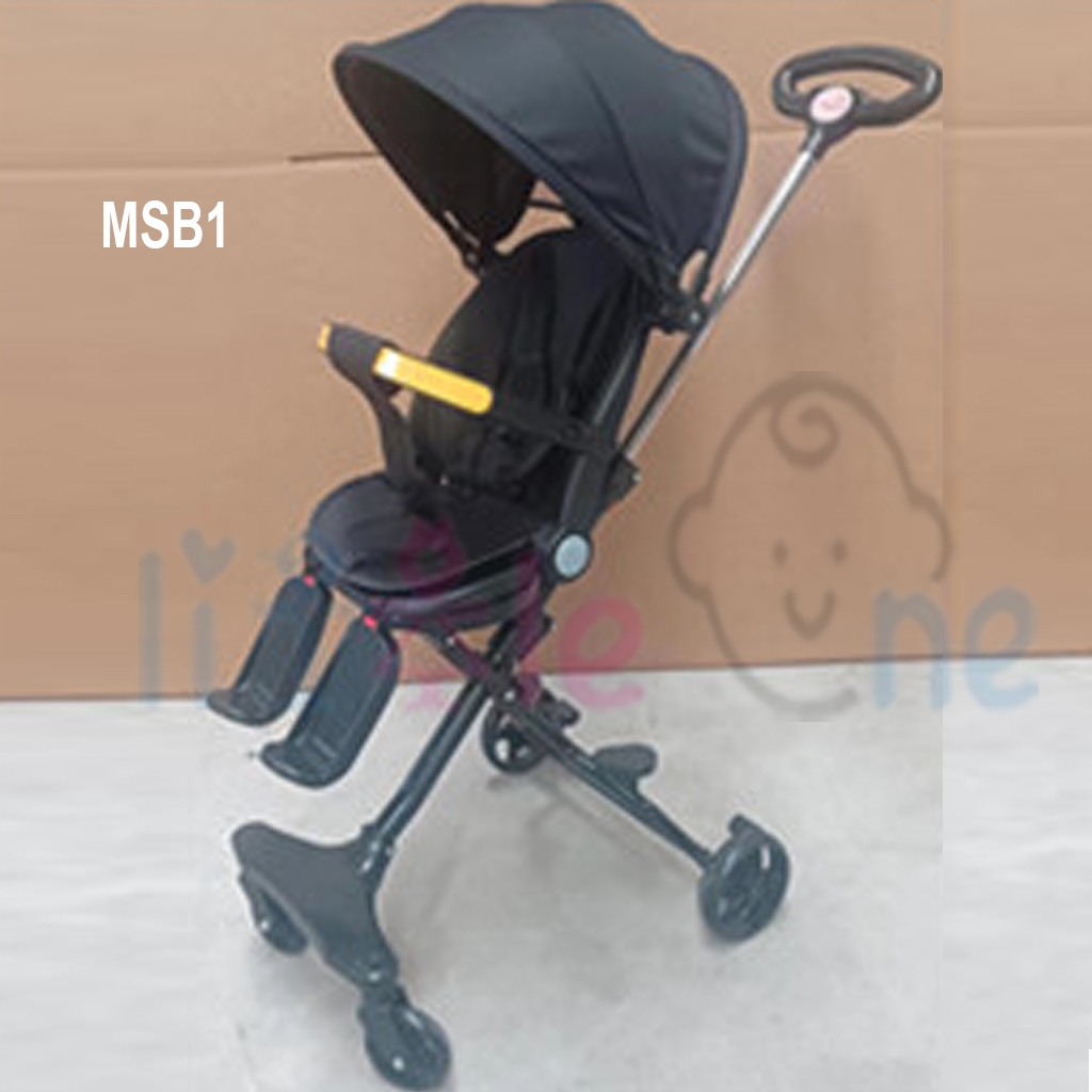 V13 SPIN+ 2 Way Magic Stroller (Flat Recline 175 Degree) 360 Rotation ...