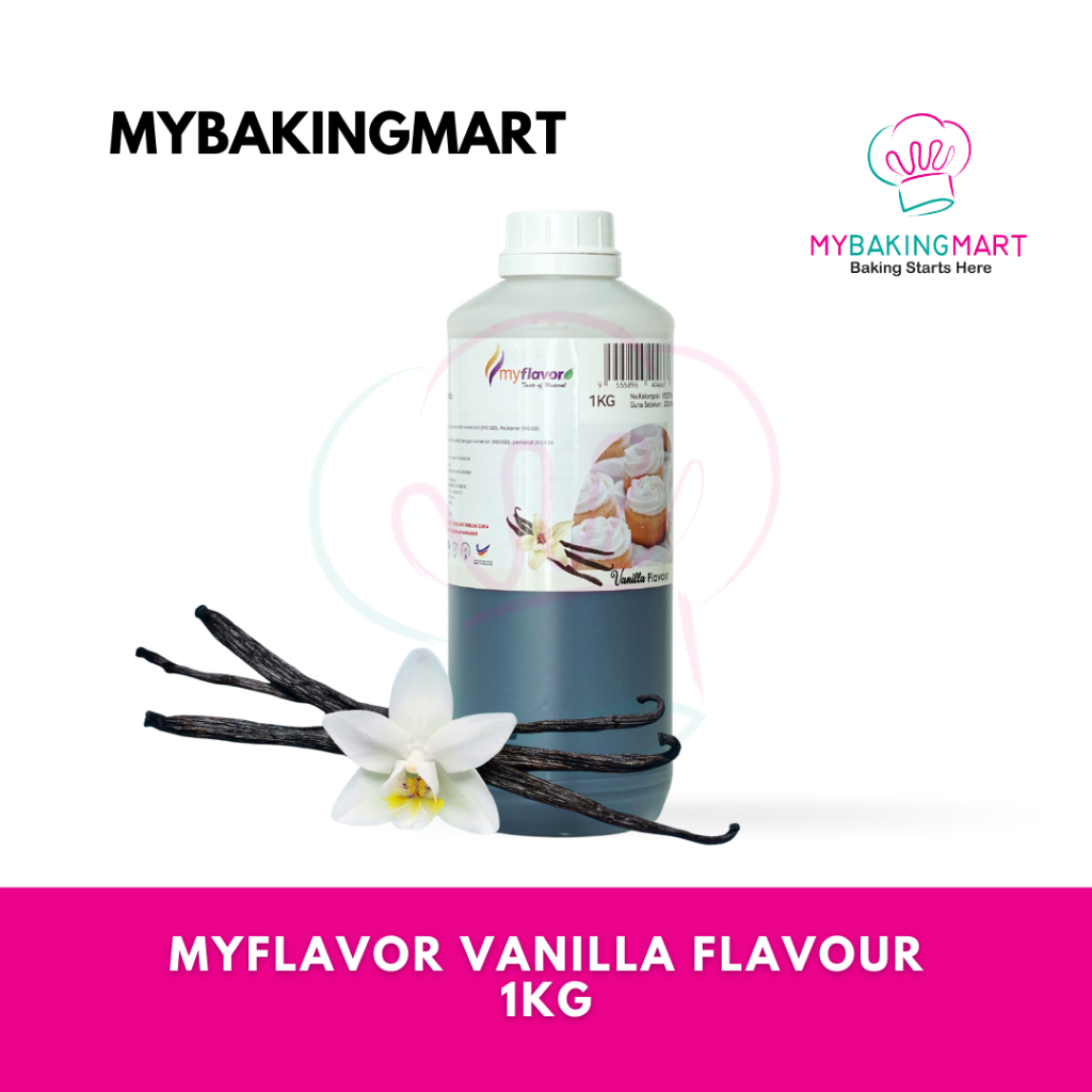 Myflavor Esen Vanilla Essence Flavour 1kg - Perisa Perasa Vanila Halal ...