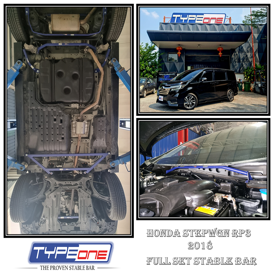 🔥MAT-BLUE COLOR🔥 READY STOCK -TYPE ONE STABLE BAR - HONDA STEPWGN RP3 ...