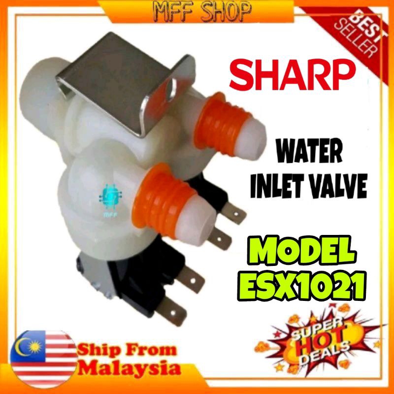 ESX1021 Sharp Washing Machine Water Inlet Valve | Shopee Malaysia