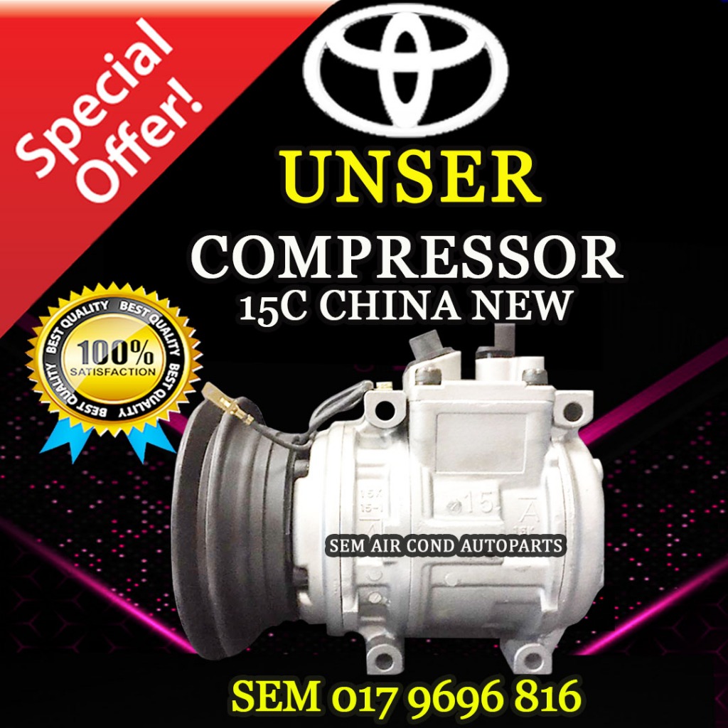 TOYOTA UNSER 10PA15C CHINA NEW COMPRESSOR/ KOMPRESOR (CAR AIRCOND ...
